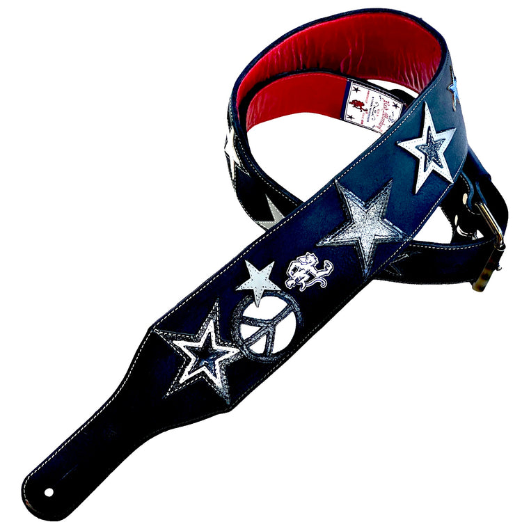 Red Monkey Custom Shop | One-of-a-Kind Leather Guitar Straps – Red ...